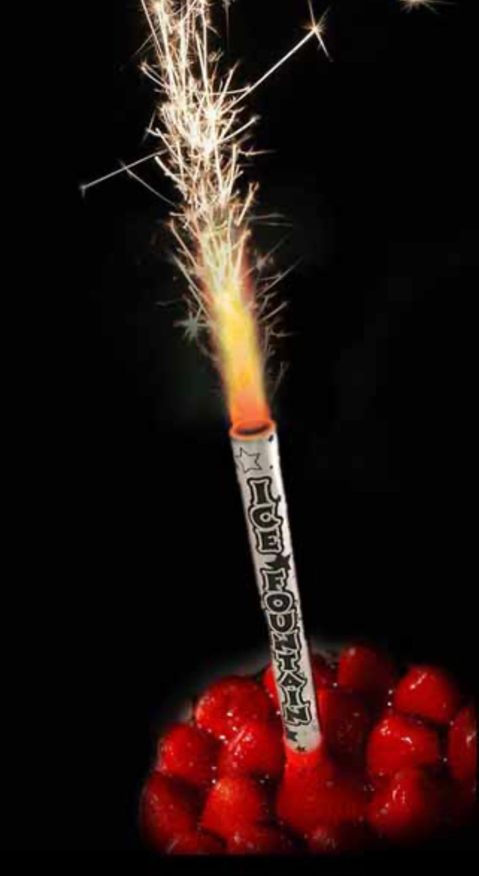 ICE FOUNTAIN PYRO TOPPER 6.5" – PICCOLO PARTIES